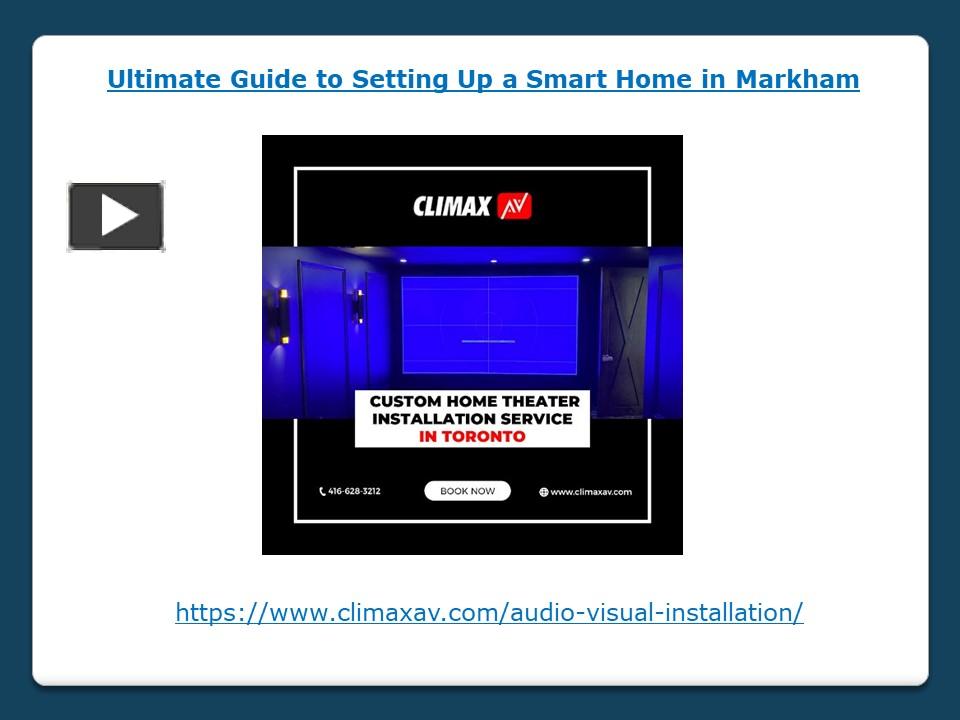 PPT – Ultimate Guide to Setting Up a Smart Home in Markham PowerPoint presentation | free to ...