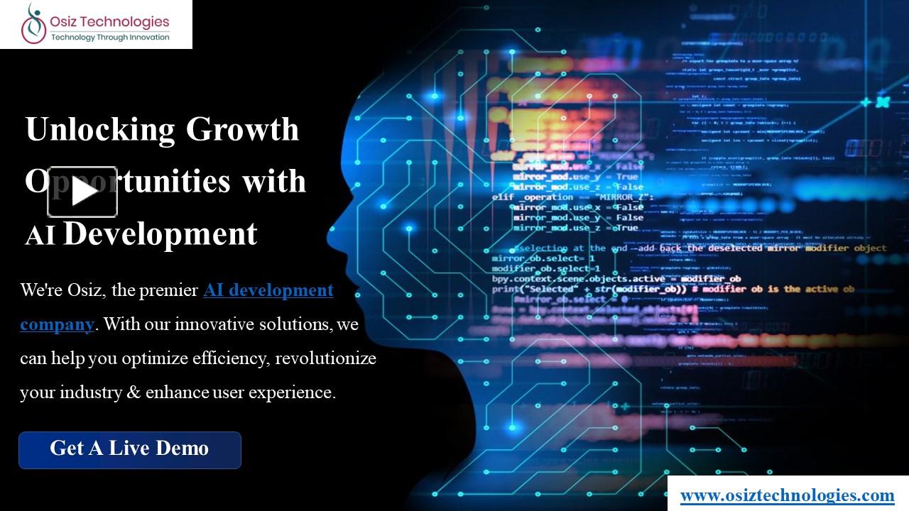 PPT – Best AI Development Company | Osiz Technologies PowerPoint presentation | free to download ...