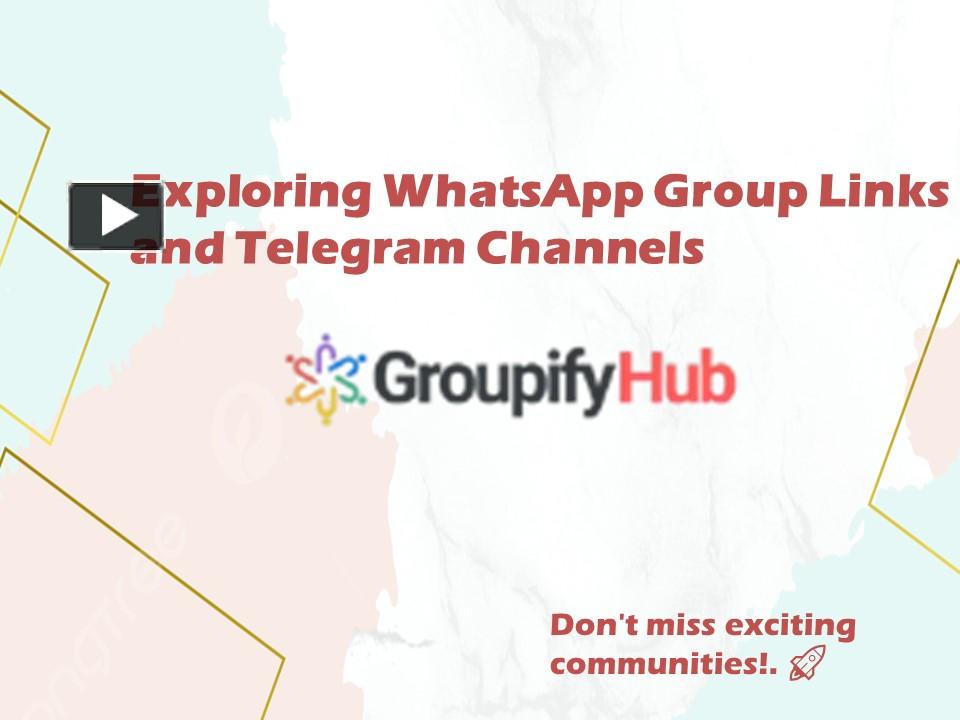 Groupifyhub.com presentation | free to download