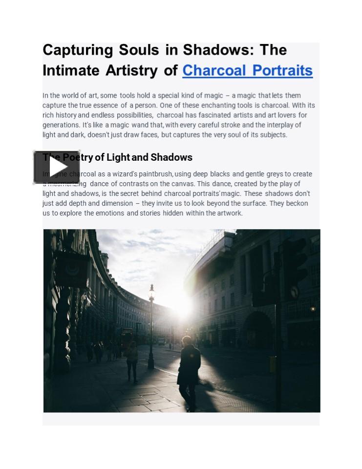 PPT – Capturing Souls in Shadows: The Intimate Artistry of Charcoal Portraits PowerPoint ...