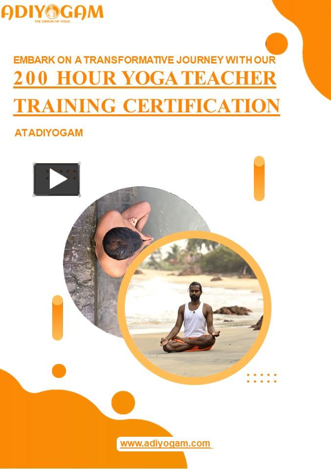 PPT – Embark on a Transformative Journey: 200-Hour Yoga Teacher Training Certification with ...
