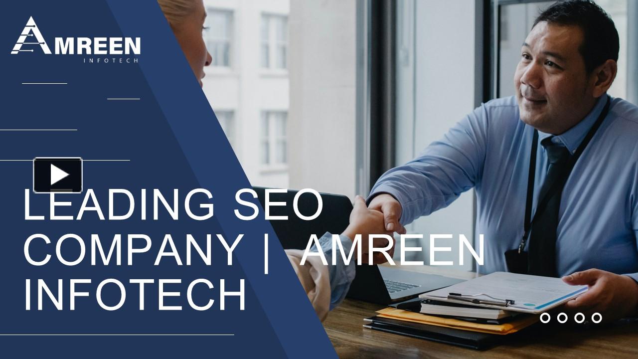 PPT – Leading SEO Company | Amreen Infotech PowerPoint presentation | free to download - id ...