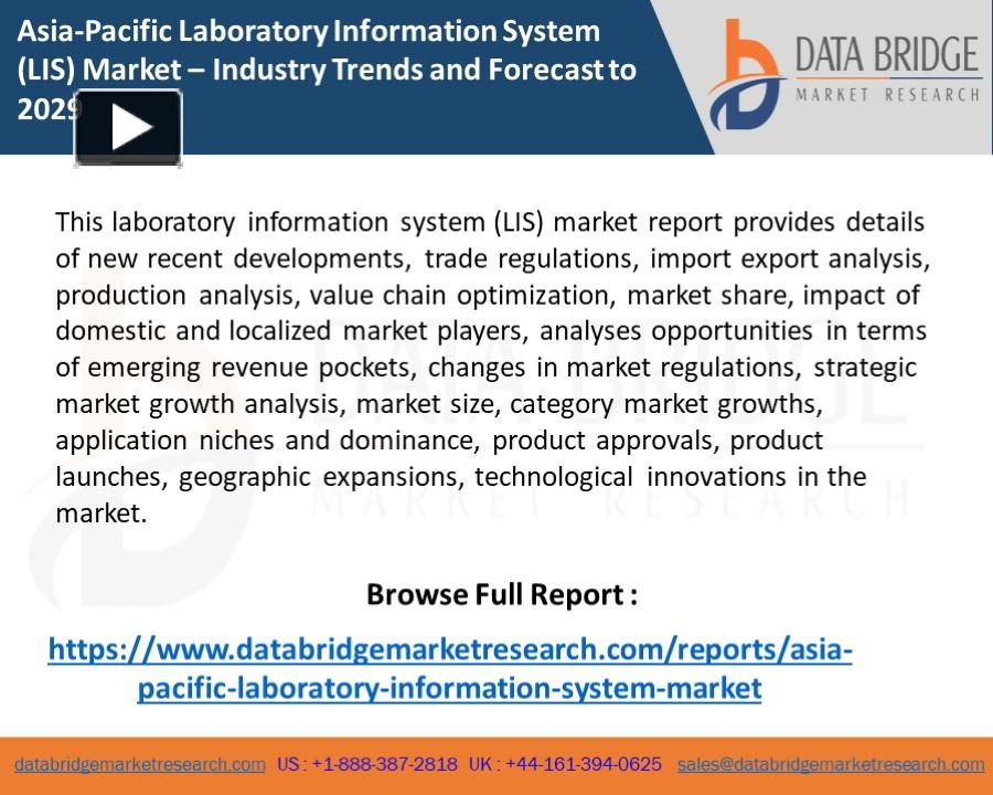 PPT – Asia-Pacific Laboratory Information System (LIS) Market PowerPoint presentation | free to ...