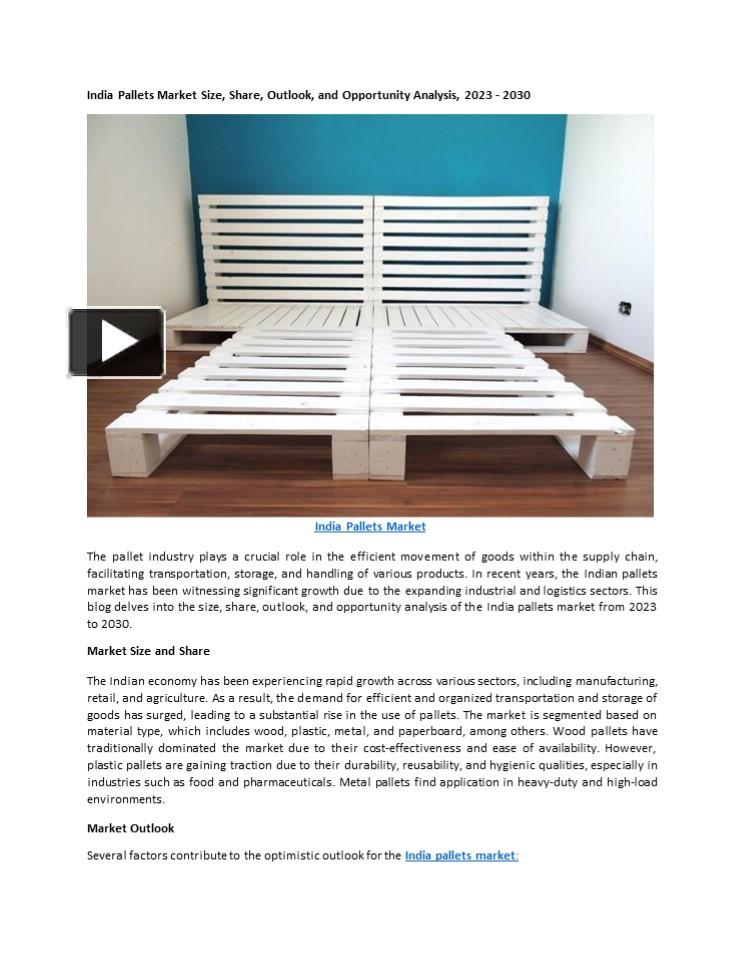PPT – India Pallets Market PowerPoint presentation | free to download - id: 975a38-YmU4M