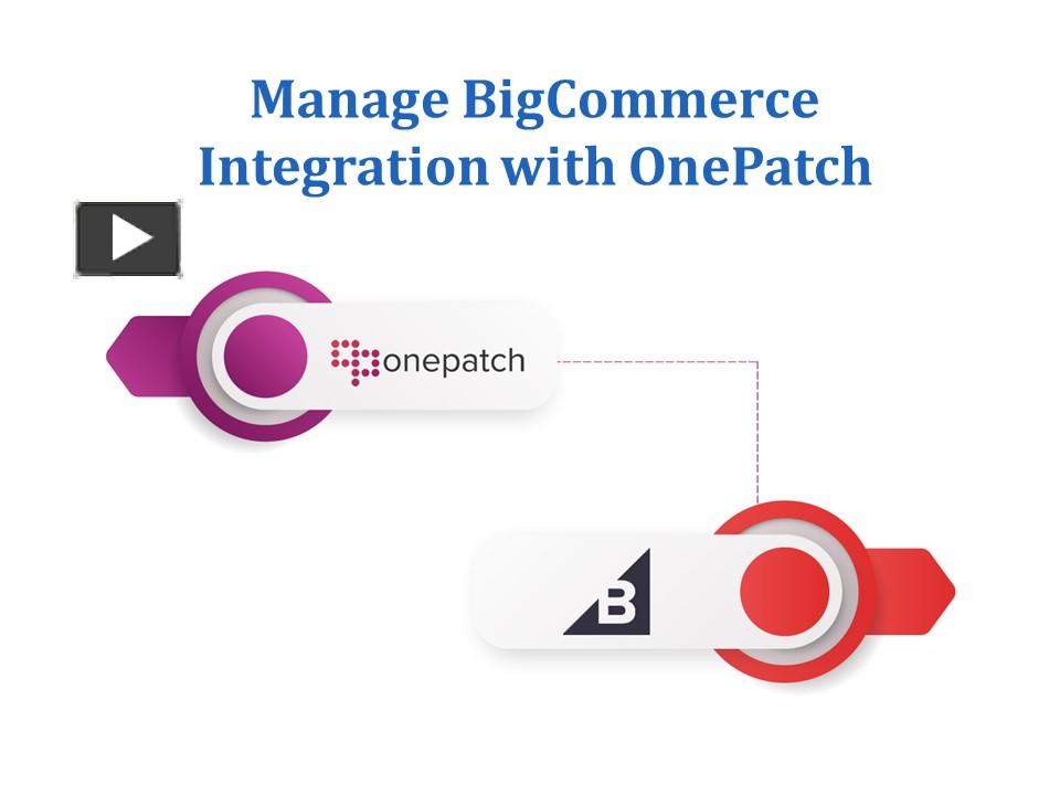 PPT – Multi-Channel BigCommerce Integration Solution | Marketplace Integrator OnePatch ...