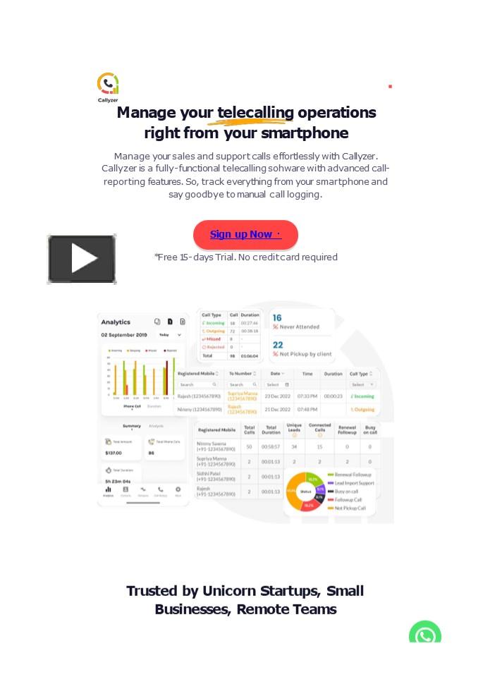 PPT – The Best Telecalling CRM Software for Growing Businesses - Callyzer PowerPoint ...