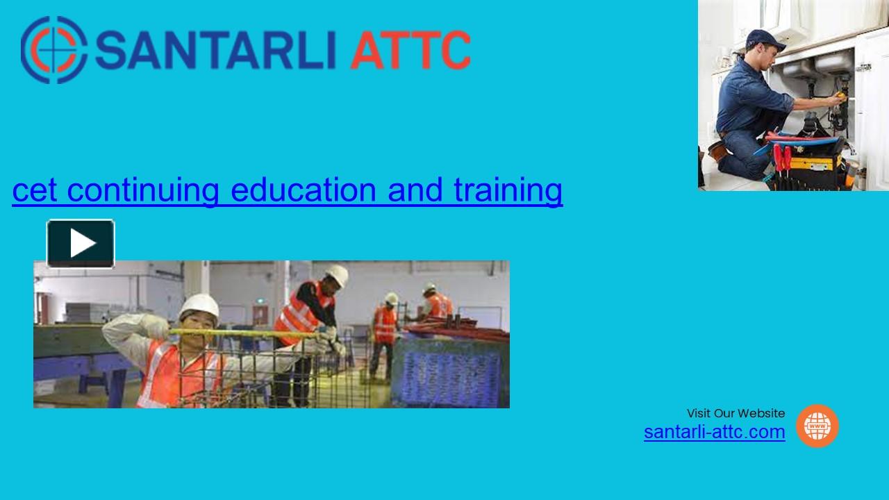 PPT – cet continuing education and training PowerPoint presentation | free to download - id ...