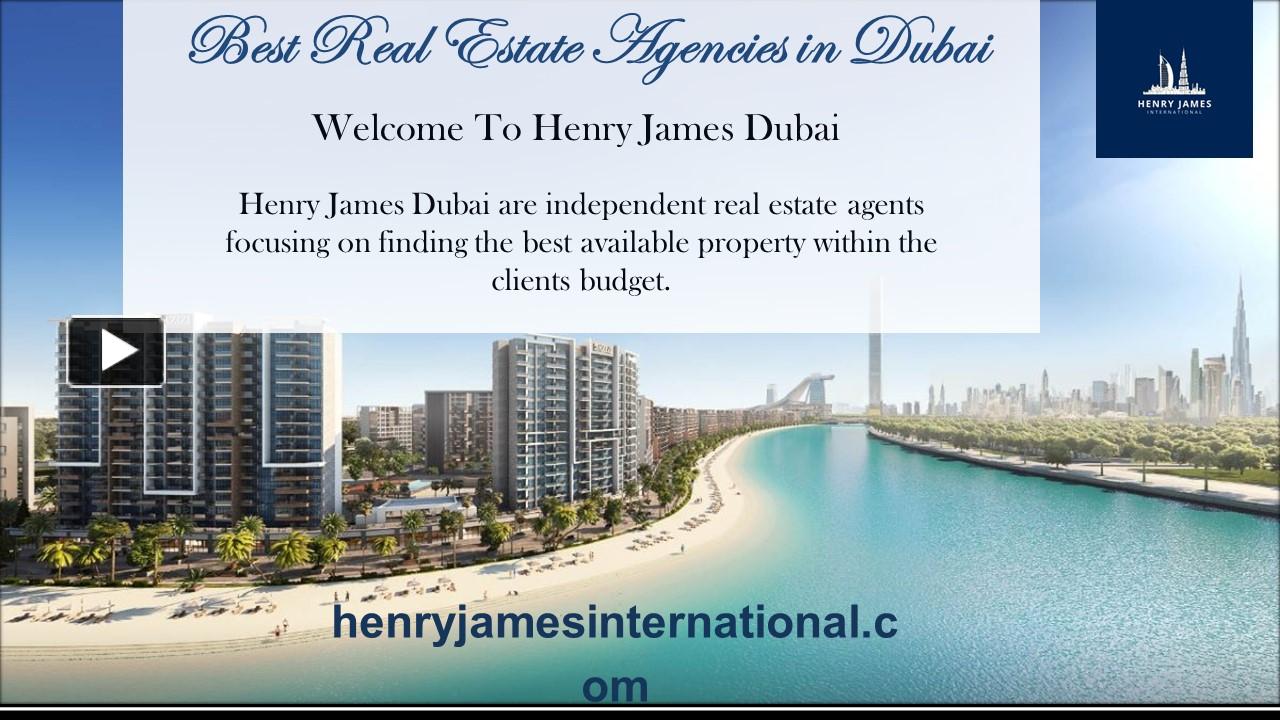 PPT – Find Best Real Estate Agencies in Dubai PowerPoint presentation | free to download - id ...
