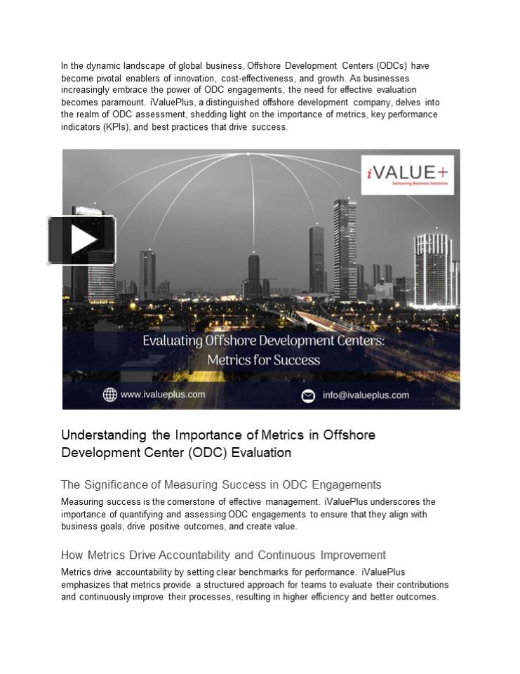 PPT – Measuring Offshore Teams: How to Know They're Doing Great Work PowerPoint presentation ...