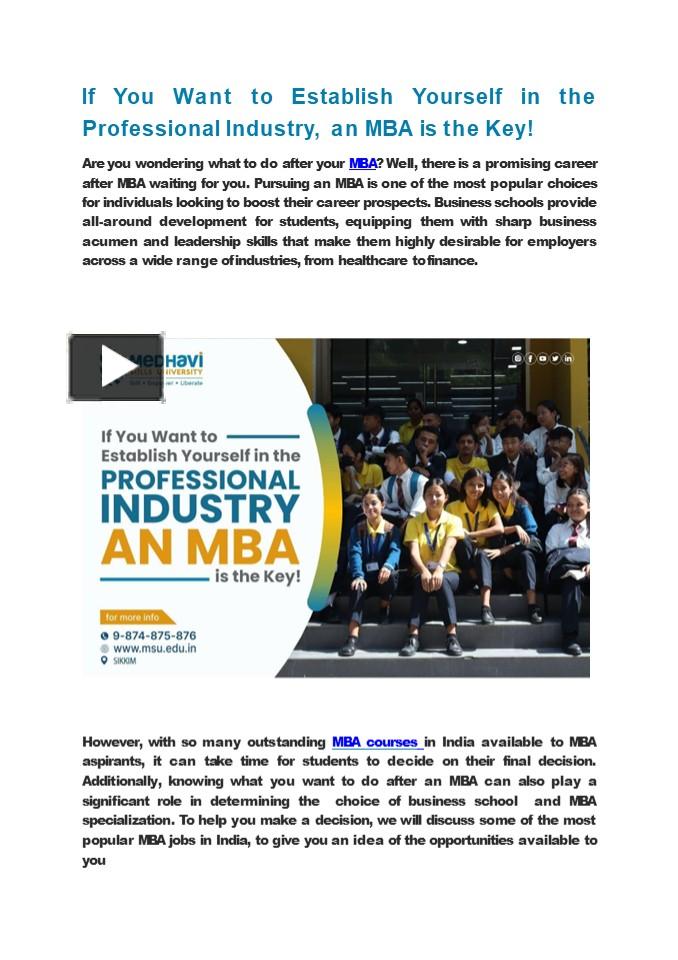 PPT – Best MBA College in North-East India PowerPoint presentation | free to download - id ...