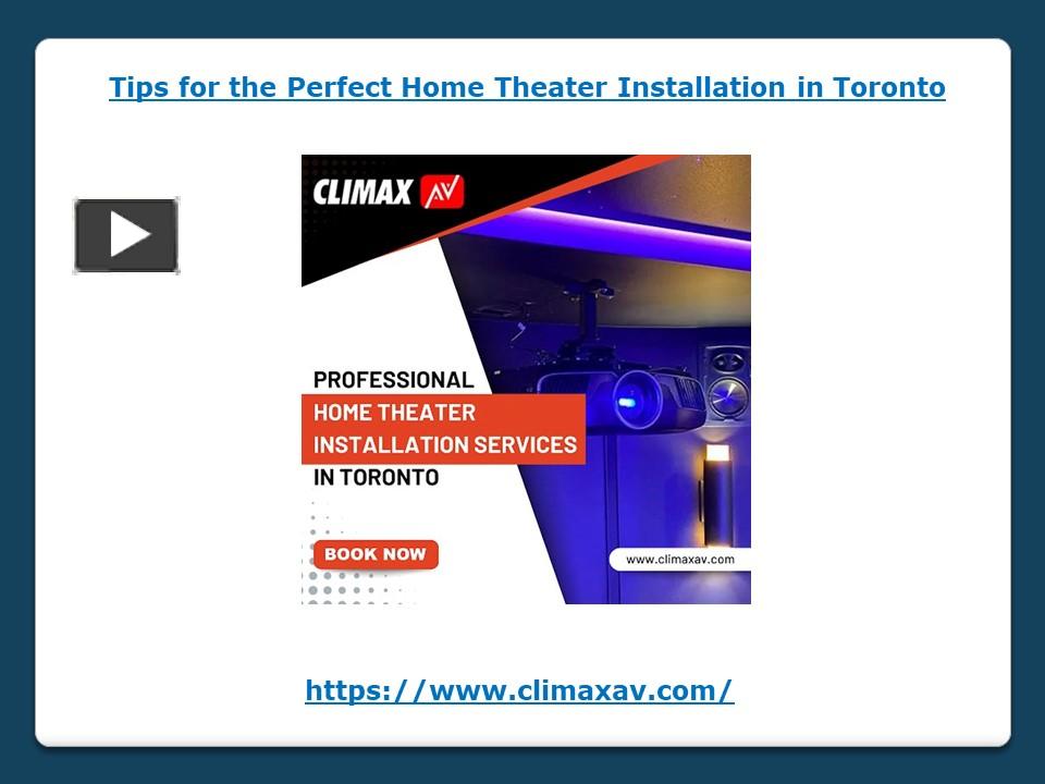 PPT – Tips for the Perfect Home Theater Installation in Toronto PowerPoint presentation | free ...