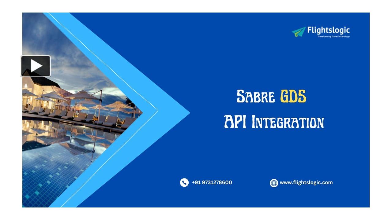 Ppt Sabre Api Integration Powerpoint Presentation Free To Download