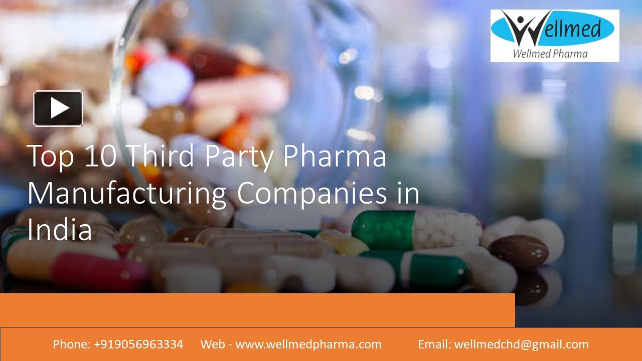 PPT – Top 10 Third Party Pharma Manufacturing Companies in India PowerPoint presentation | free ...