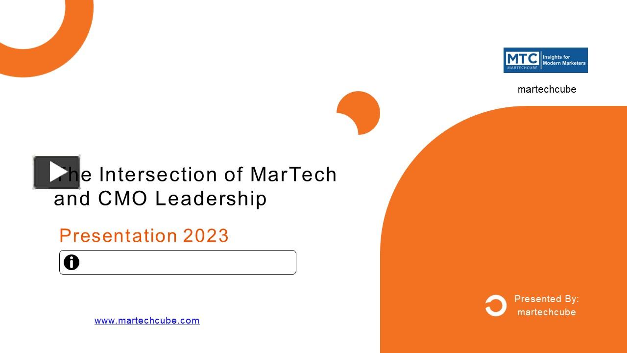 PPT – The Intersection of MarTech and CMO Leadership: Building Successful Marketing Strategies ...