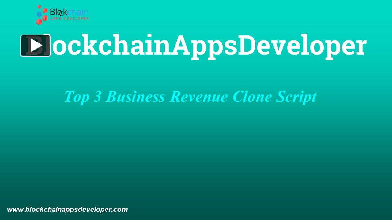 PPT – Cryptocurrency - Top 3 Business Revenue Clone script PowerPoint presentation | free to ...