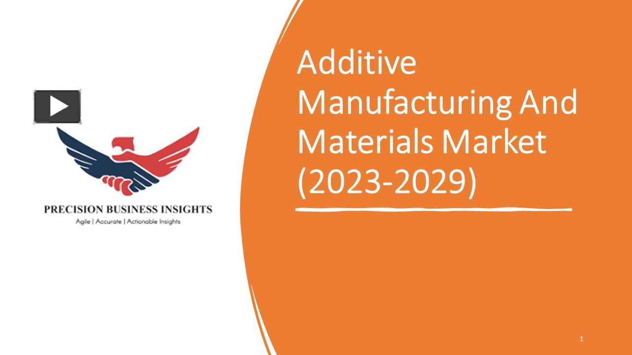 PPT – Additive Manufacturing And Materials Market Size, Share, Forecast 2029 PowerPoint ...