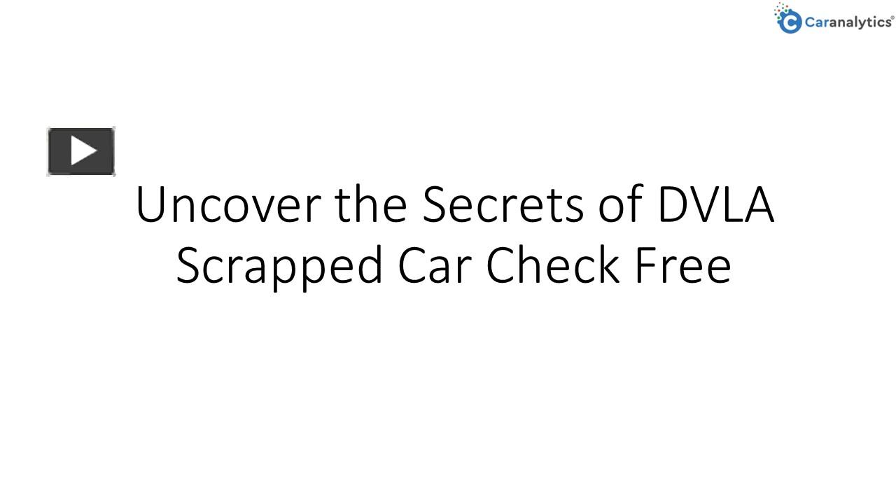 How to Check Car Details: A Comprehensive Guide presentation | free to download