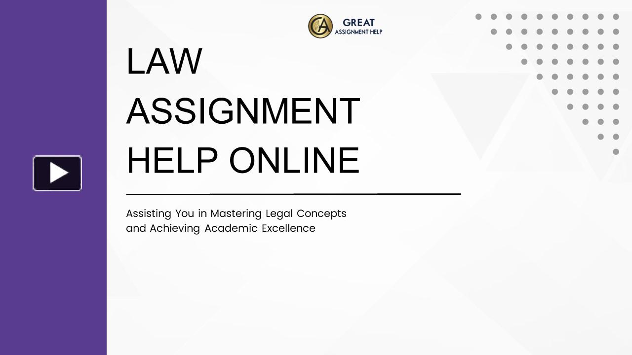 PPT – law assignment help online PowerPoint presentation | free to download - id: 976e66-ZDM4N