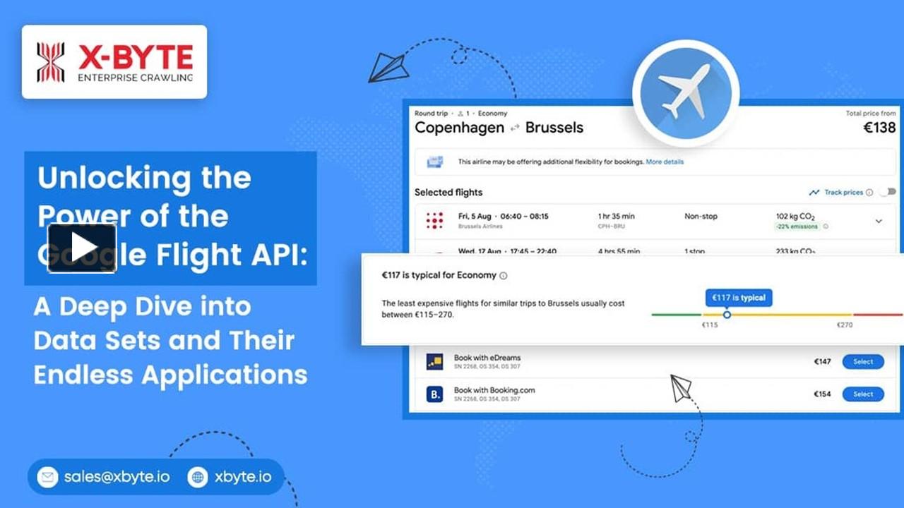 PPT – Google Flight API - Deep Dive into Data Sets and Applications PowerPoint presentation ...