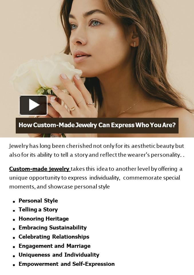 PPT – How Custom-Made Jewelry Can Express Who You Are? PowerPoint presentation | free to ...