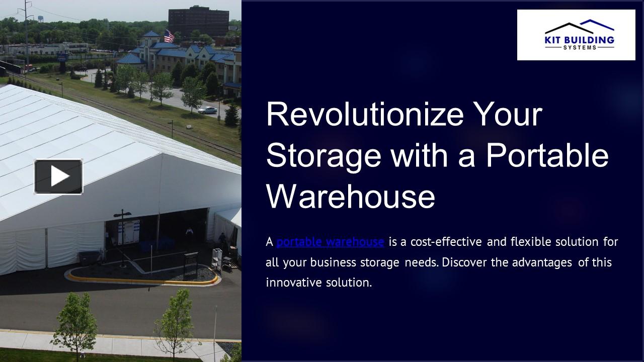 PPT – Maximizing Space with Portable Warehouses PowerPoint presentation | free to download - id ...