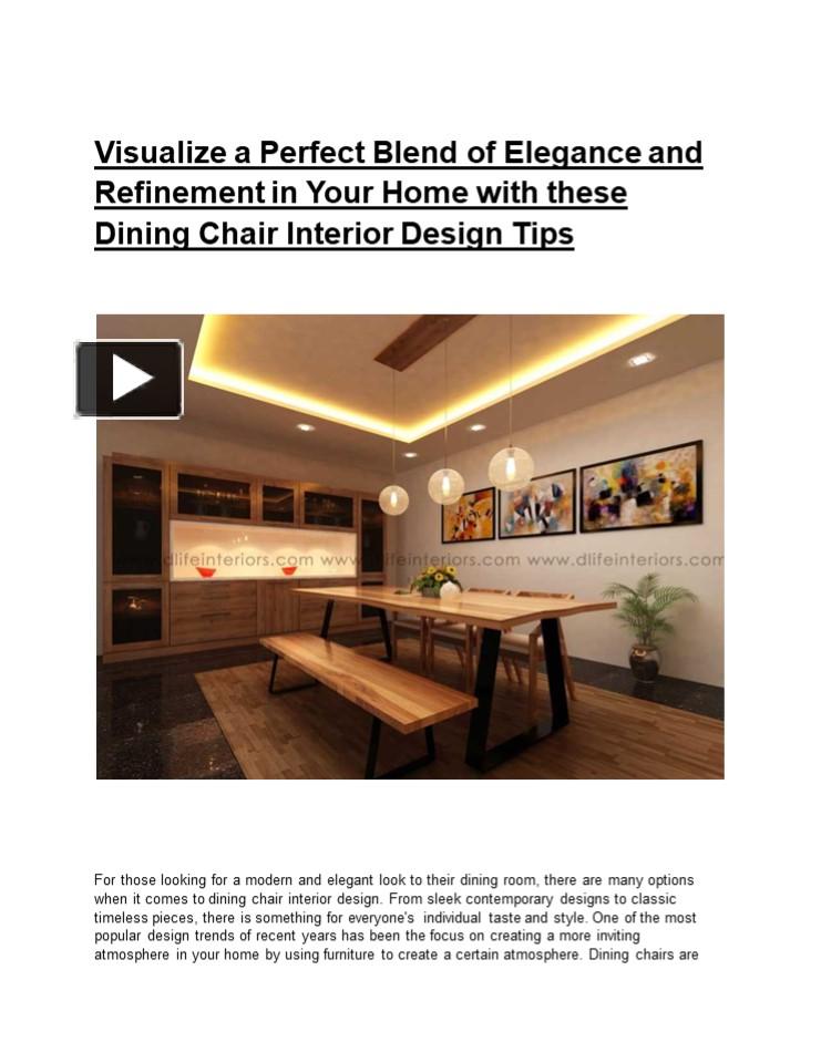 PPT – Visualize a Perfect Blend of Elegance and Refinement in Your Home with these Dining Chair ...