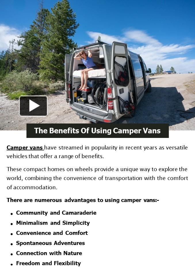 PPT – The Benefits Of Using Camper Vans PowerPoint presentation | free ...