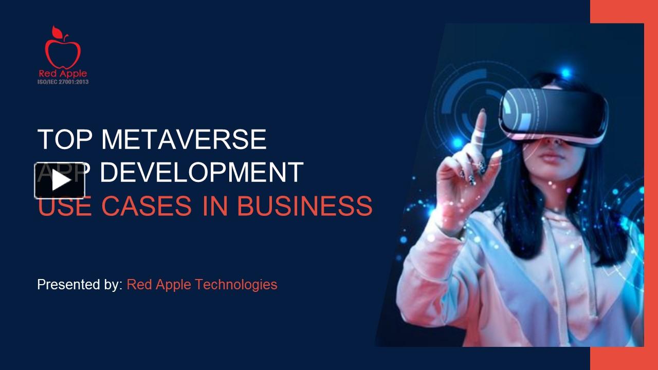 PPT – Top Metaverse App Development Use Cases in Business PowerPoint presentation | free to ...