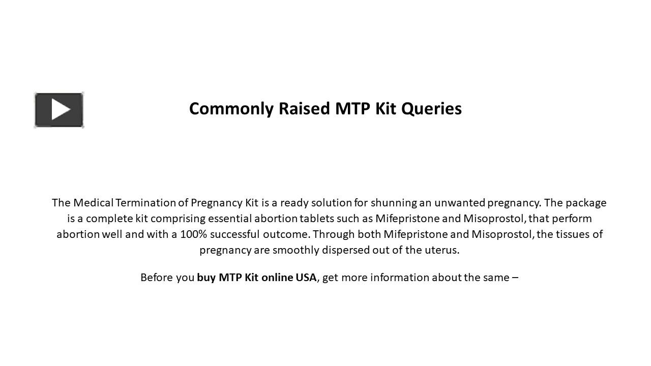 PPT – Commonly Raised MTP Kit Queries PowerPoint presentation | free to download - id: 977314-MTExM