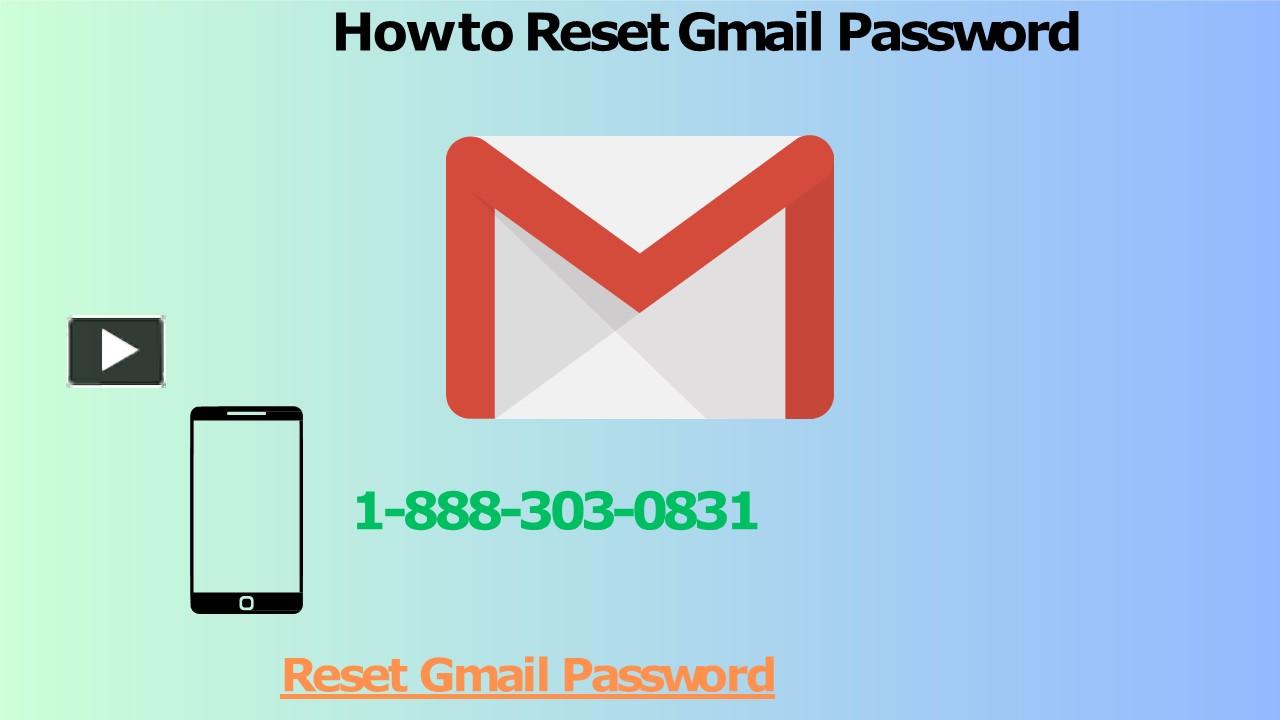 How to Reset Gmail Password presentation | free to download