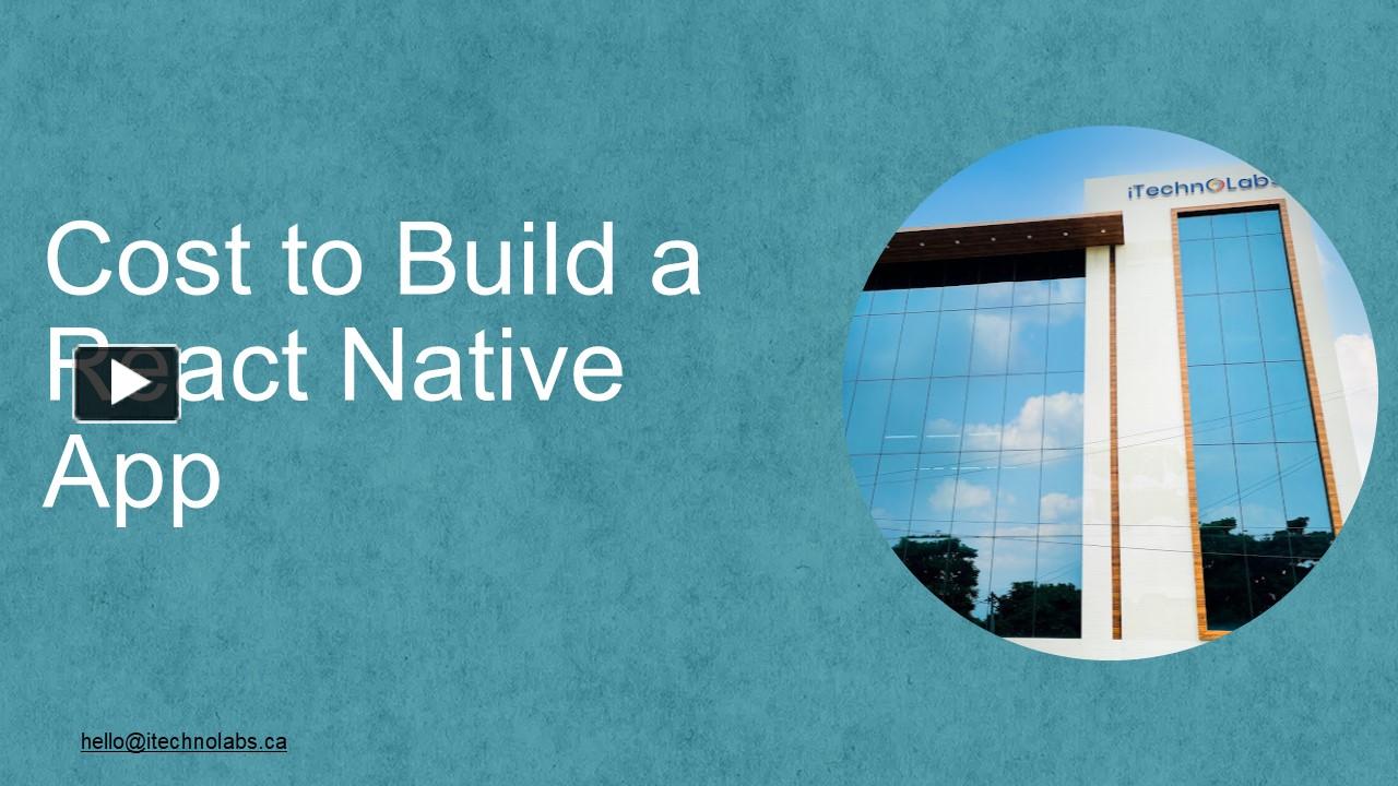 Ppt How Much Does It Cost To Build A React Native App Powerpoint Presentation Free To