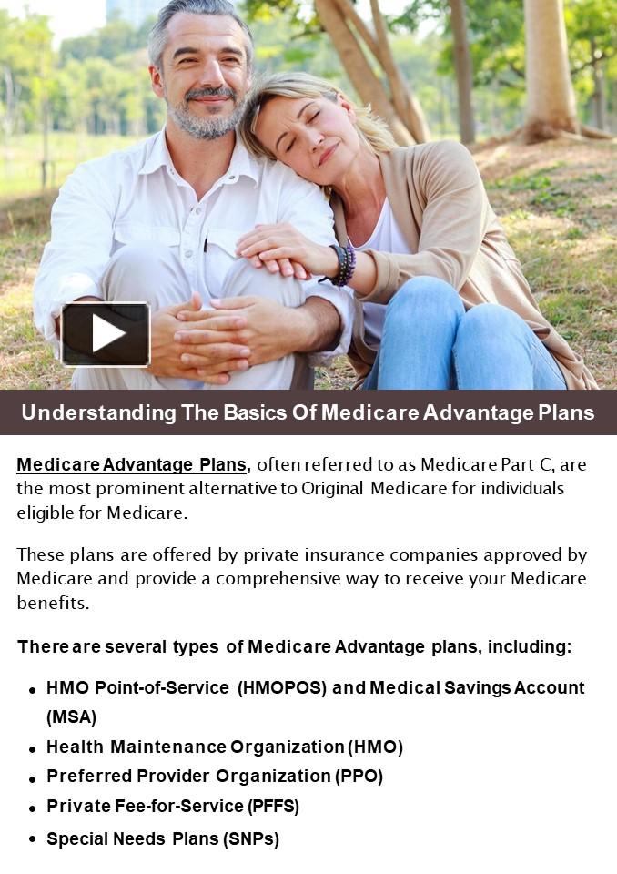 PPT – Understanding The Basics Of Medicare Advantage Plans PowerPoint presentation | free to ...