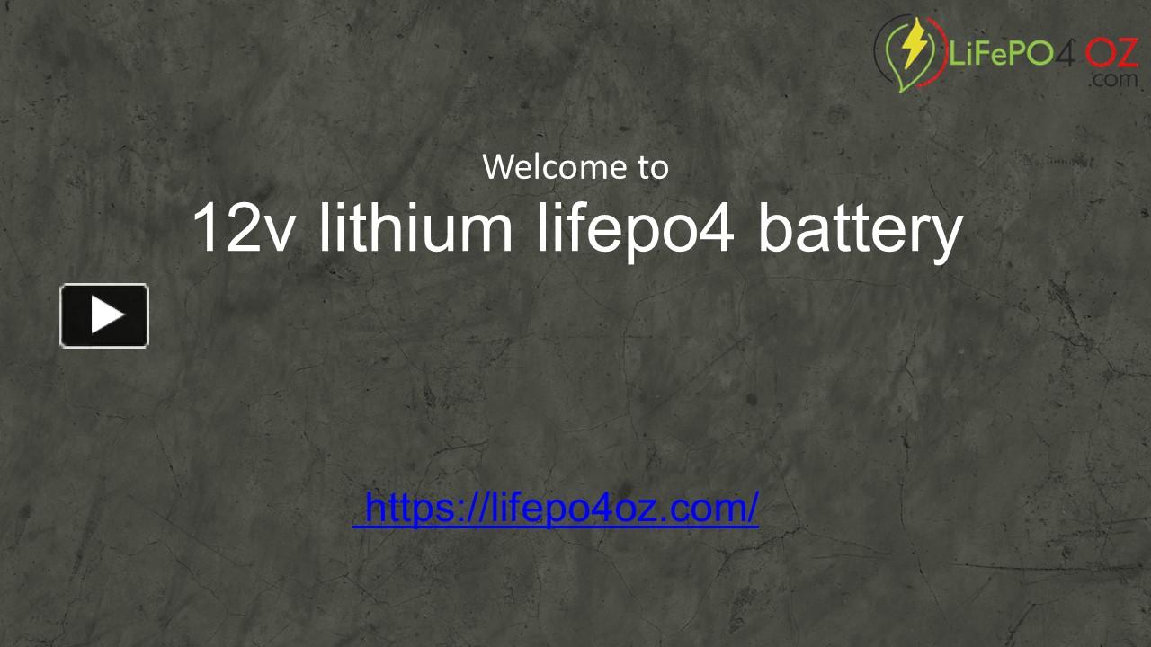 PPT – Revolutionize Your Energy Storage with our 12V Lithium LiFePO4 Battery Kit PowerPoint ...