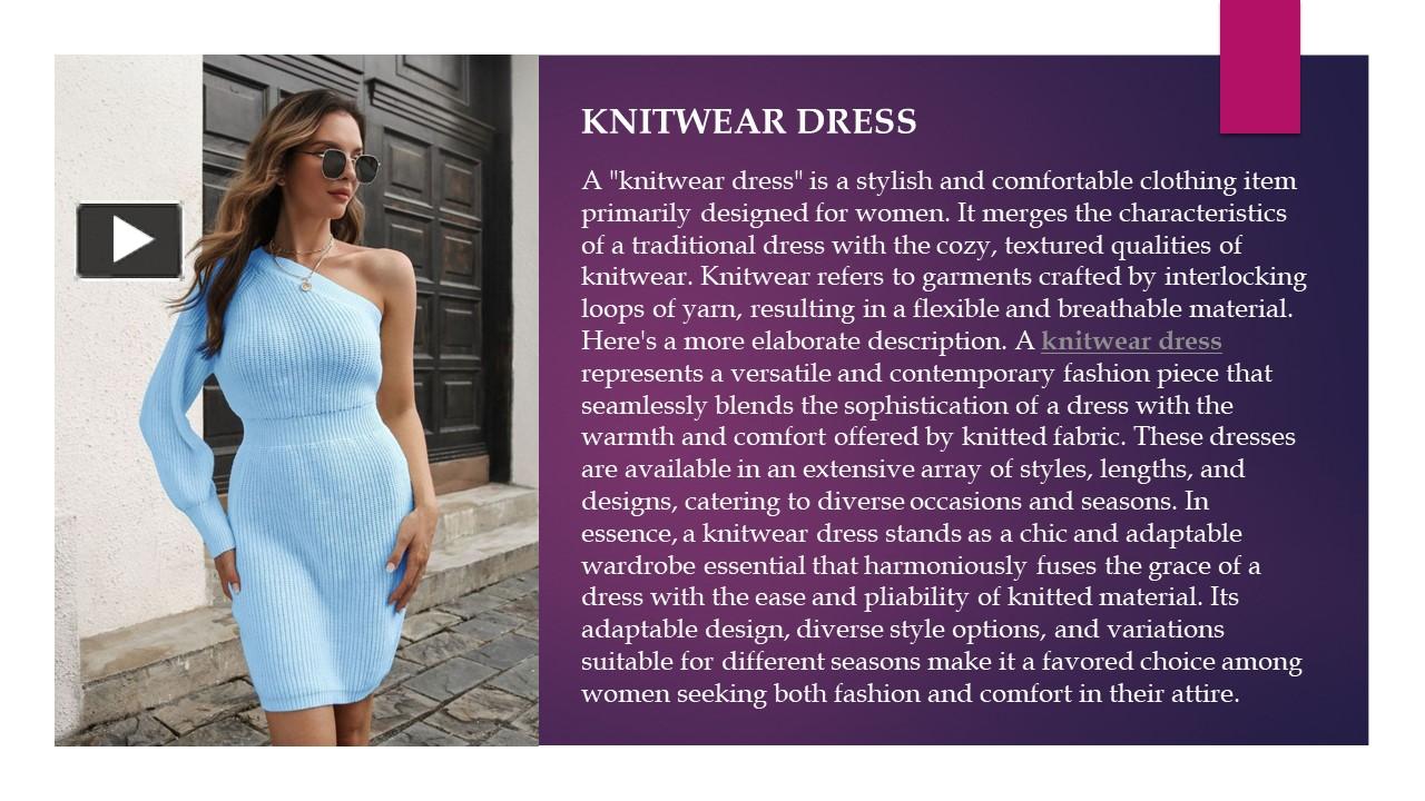 PPT – knitwear dress (1) PowerPoint presentation | free to download - id: 977ff9-ODY1N