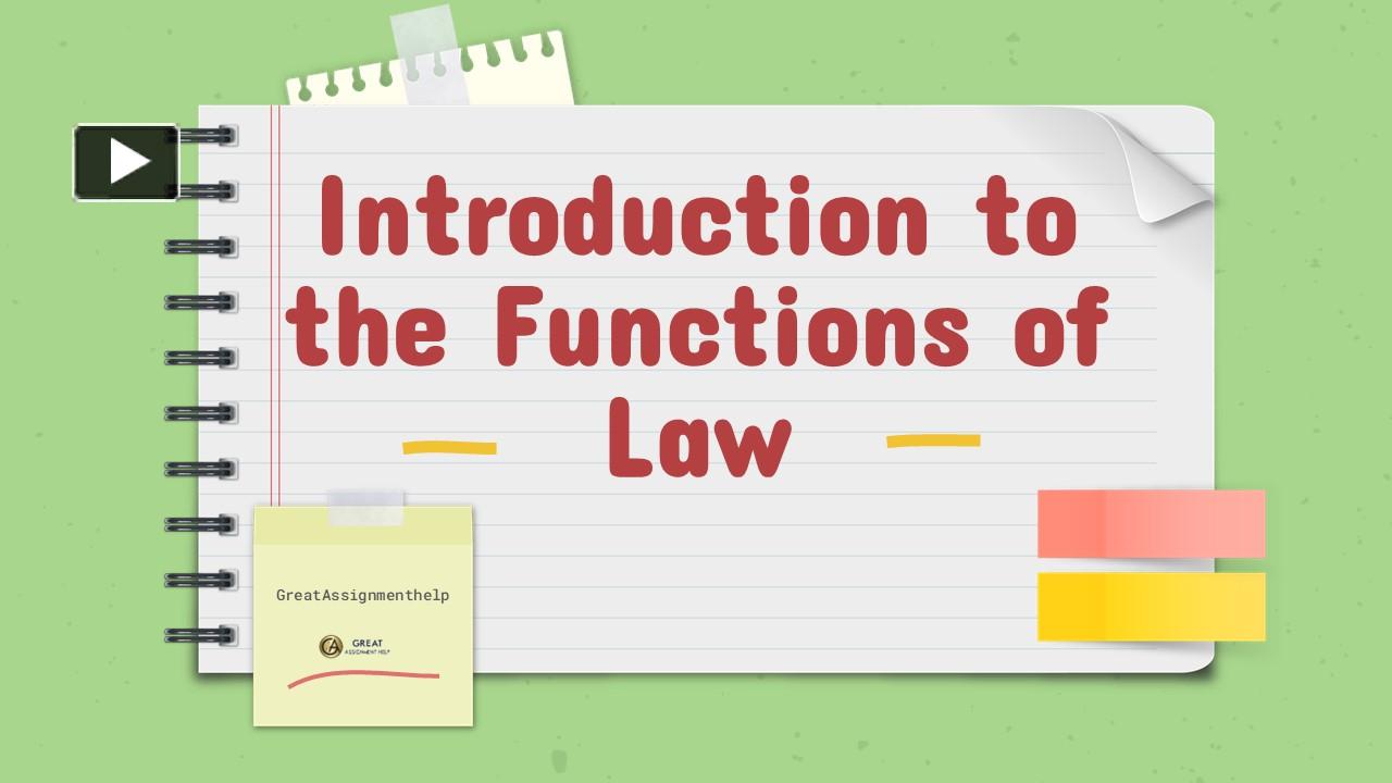 PPT – What are the functions of law assignment help PowerPoint ...