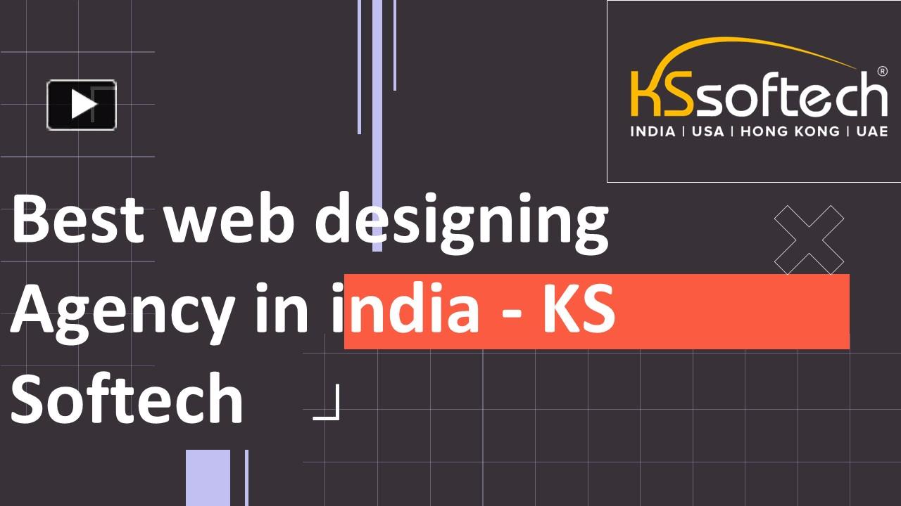 web designing agency india ks softech presentation | free to download