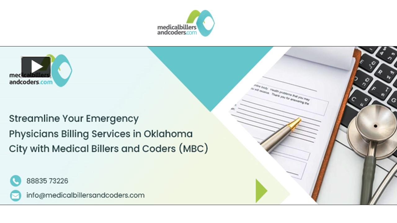 PPT – Streamline Your Emergency Physicians Billing Services in Oklahoma ...