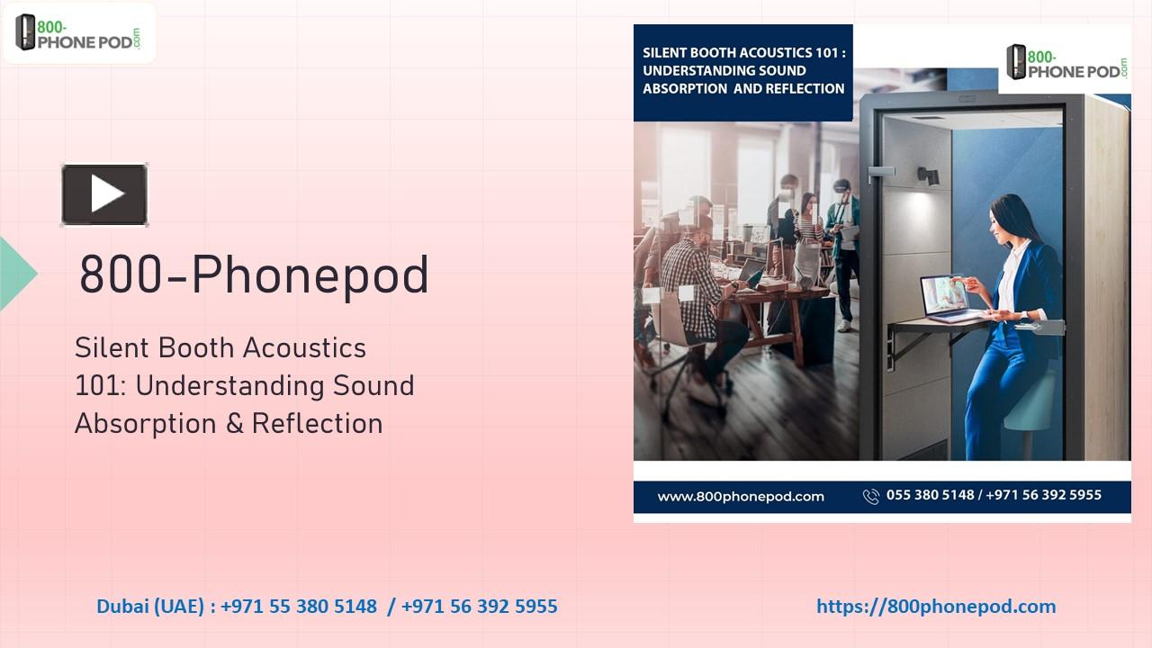 PPT – Silent Booth Acoustics 101: Understanding Sound Absorption & Reflection PowerPoint ...