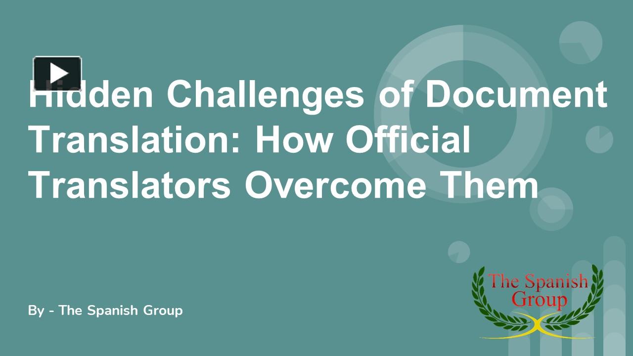 PPT – Hidden Challenges of Document Translation: How Official ...