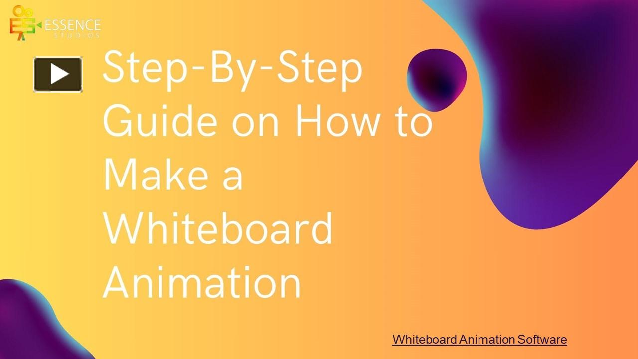 PPT – Whiteboard Animation Software PowerPoint presentation | free to ...