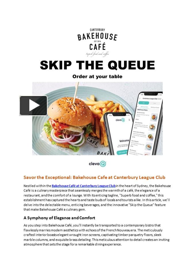 PPT – Bakehouse Cafe: Where Every Bite is a Masterpiece PowerPoint presentation | free to ...