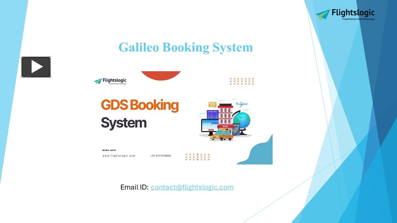 Galileo Booking System presentation | free to download