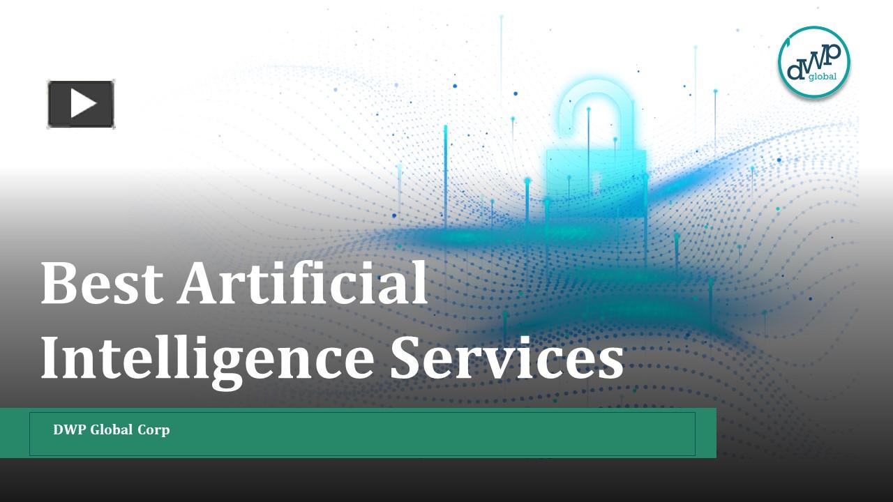 The Best Artificial Intelligence Service Provider In The USA | AI/ML presentation | free to download