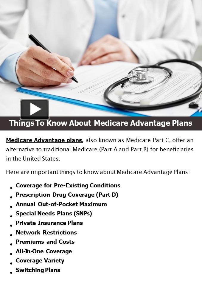 PPT – Things To Know About Medicare Advantage Plans PowerPoint presentation | free to download ...