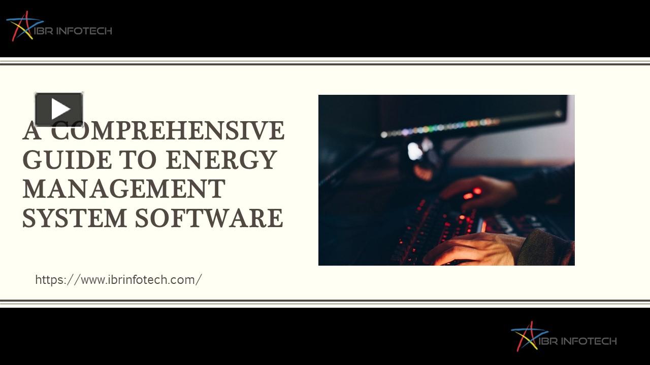 A Comprehensive Guide to Energy Management System Software presentation | free to download