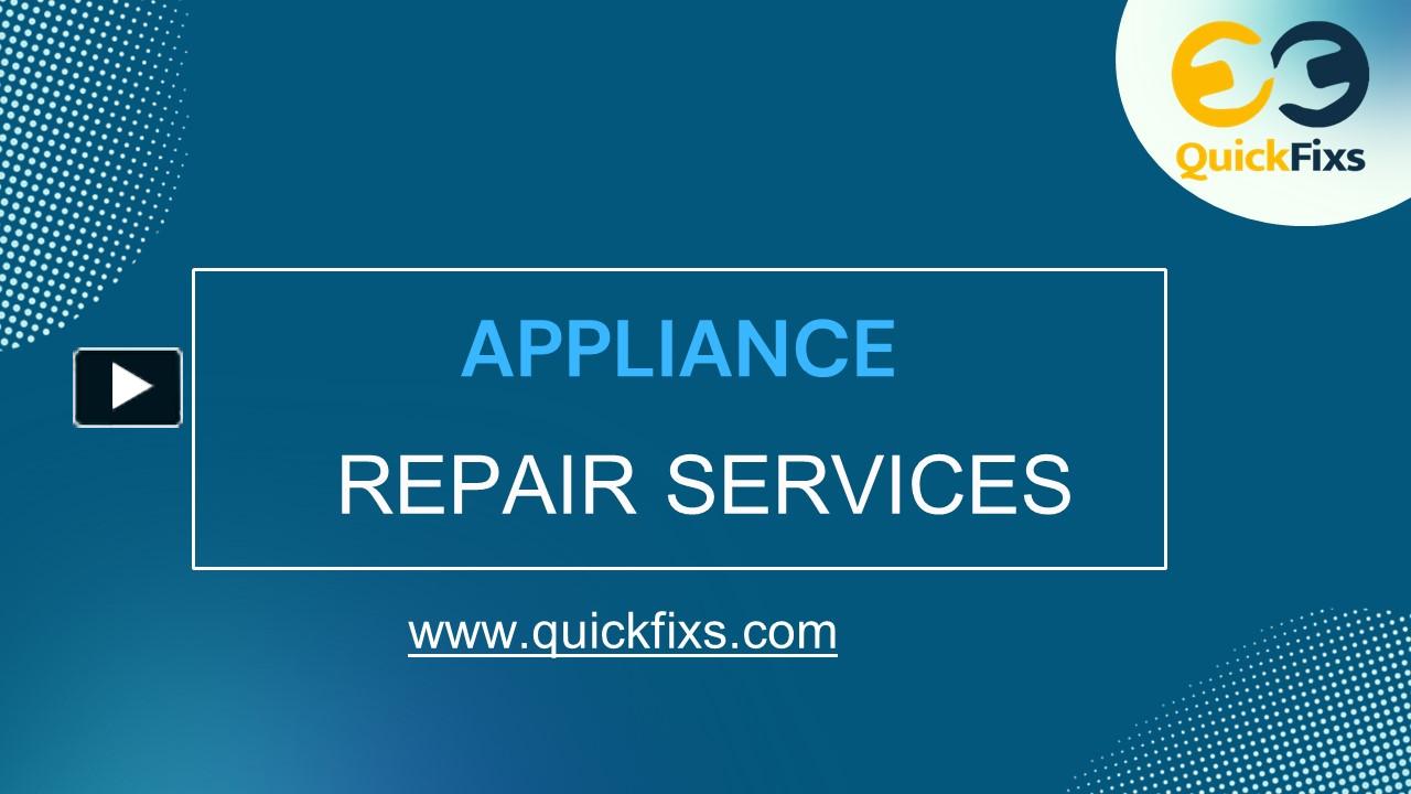 appliance repair service presentation | free to download