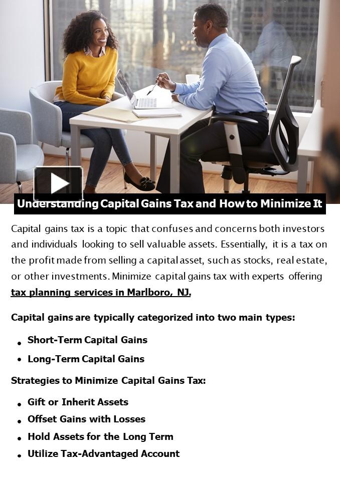 PPT – Understanding Capital Gains Tax and How to Minimize It PowerPoint presentation | free to ...