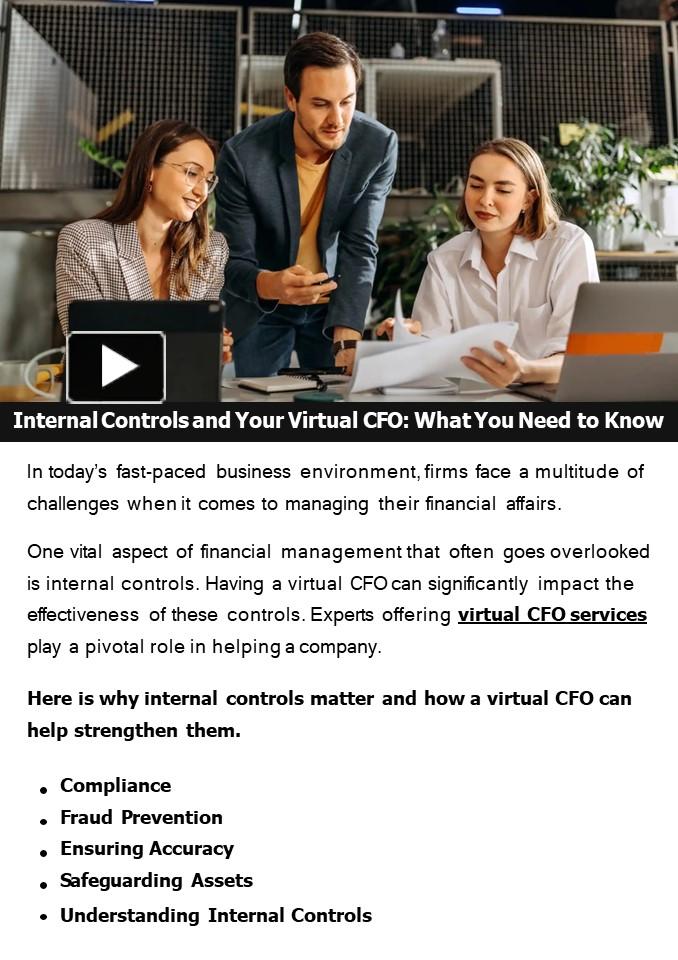PPT – Internal Controls and Your Virtual CFO: What You Need to Know PowerPoint presentation ...