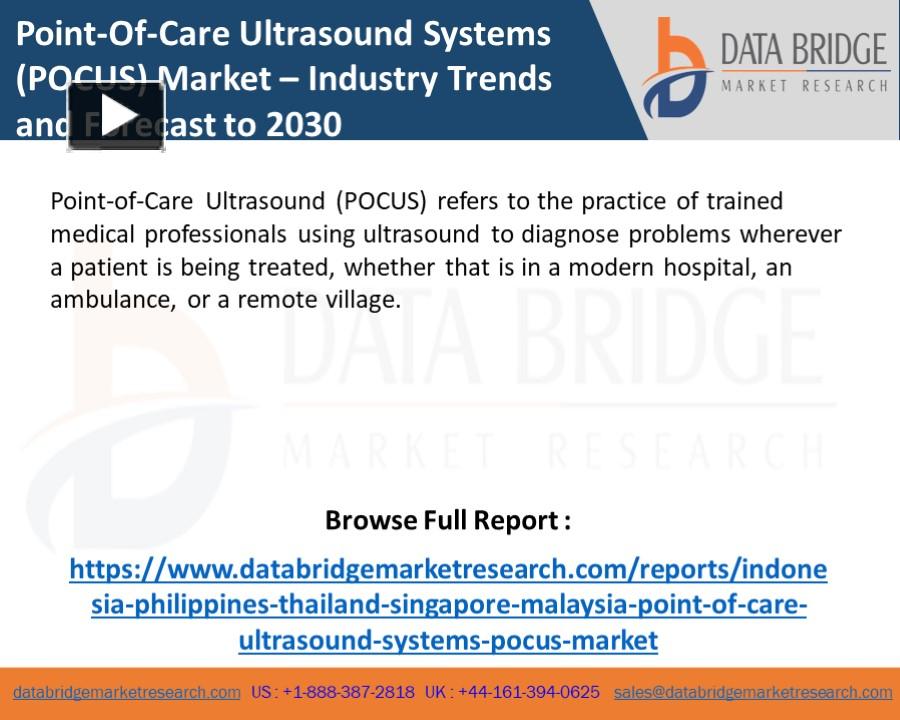 PPT – Indonesia, Philippines, Thailand, Singapore, Malaysia Point-Of-Care Ultrasound Systems ...