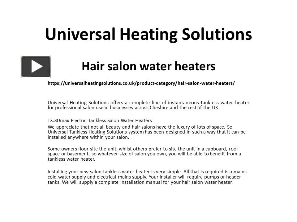 PPT – Hair Salon Water Heaters (1) PowerPoint presentation | free to download - id: 97a116-ZDkxM